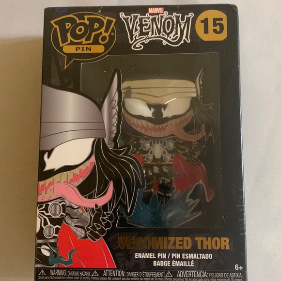 Funko | Toys | Marvel Funko Pop Pin Venom 5 Enamel Pin Venomized Thor ...
